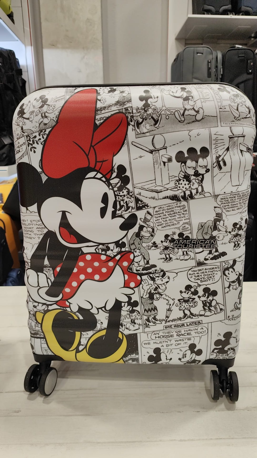 Maleta cabina Samsonite. Minnie Mouse Disney Blanco - Bolsos Tello